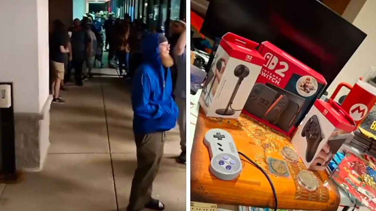 Stores flooded as gamers queue for Nintendo Switch 2 launch