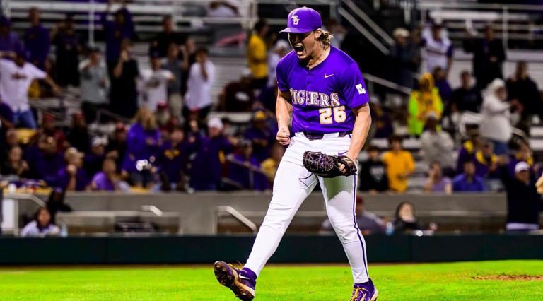 LSU RHP Casan Evans named finalist for 2025 Stopper of the Year