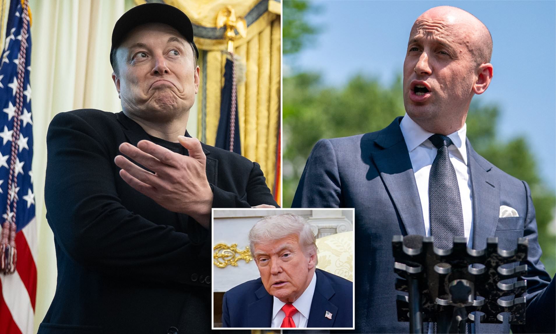 Elon Musk UNFOLLOWS top Trump aide Stephen Miller...though his wife ...