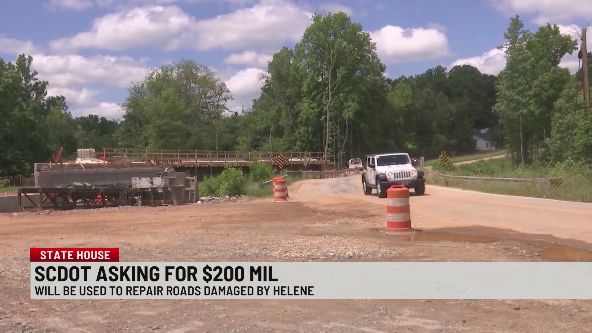 SCDOT receives over $200 million for bridge, road, and Helene repair
