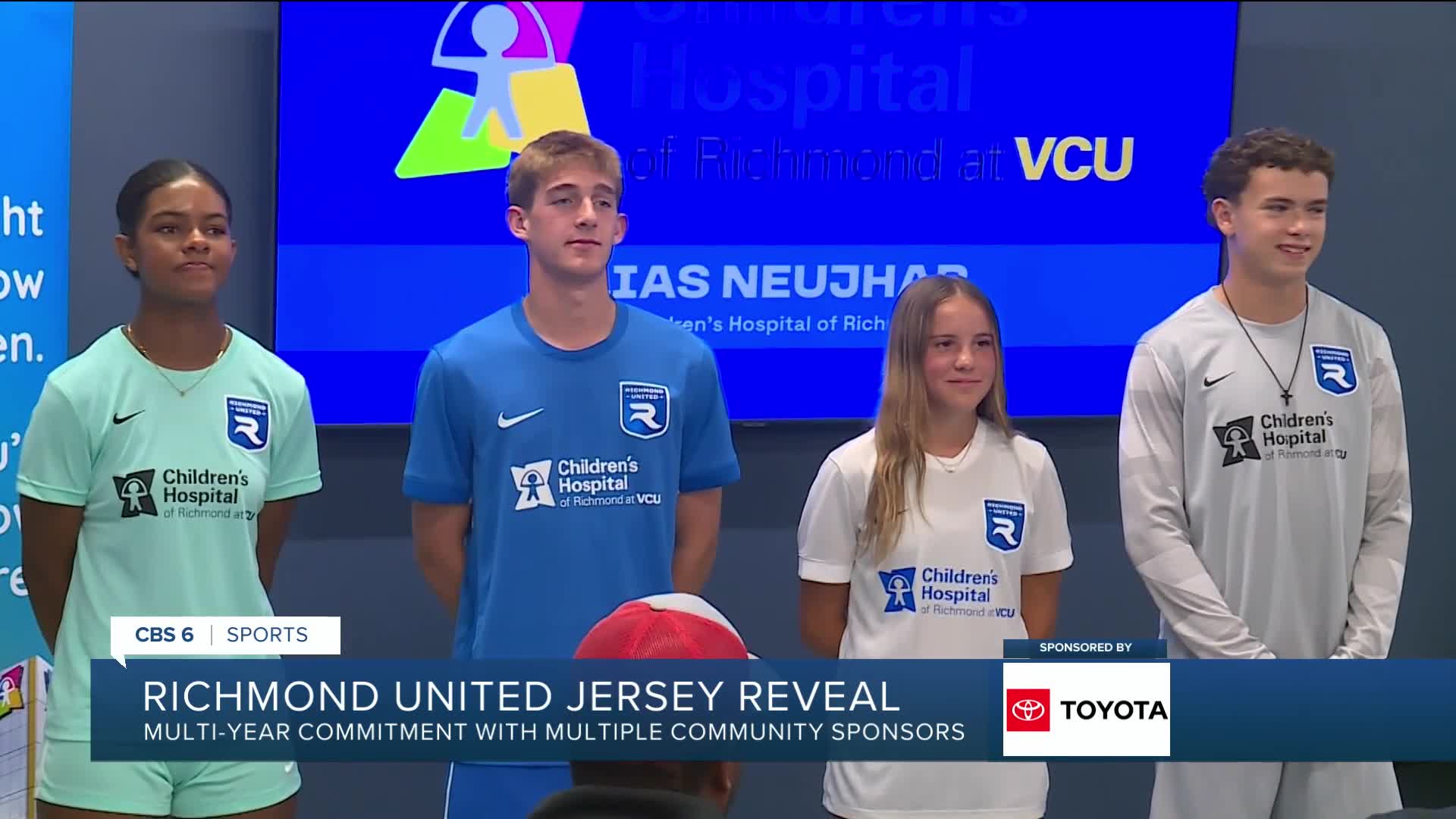 Richmond United kids soccer club unveils new kits
