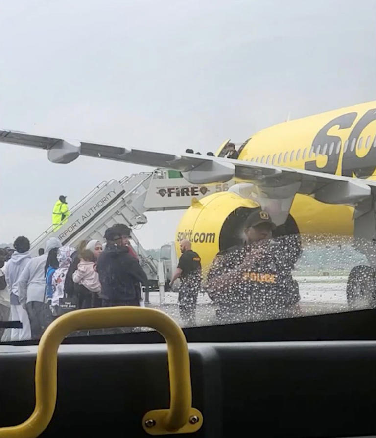 LA-bound Spirit Airlines flight evacuated over bomb threat in Detroit
