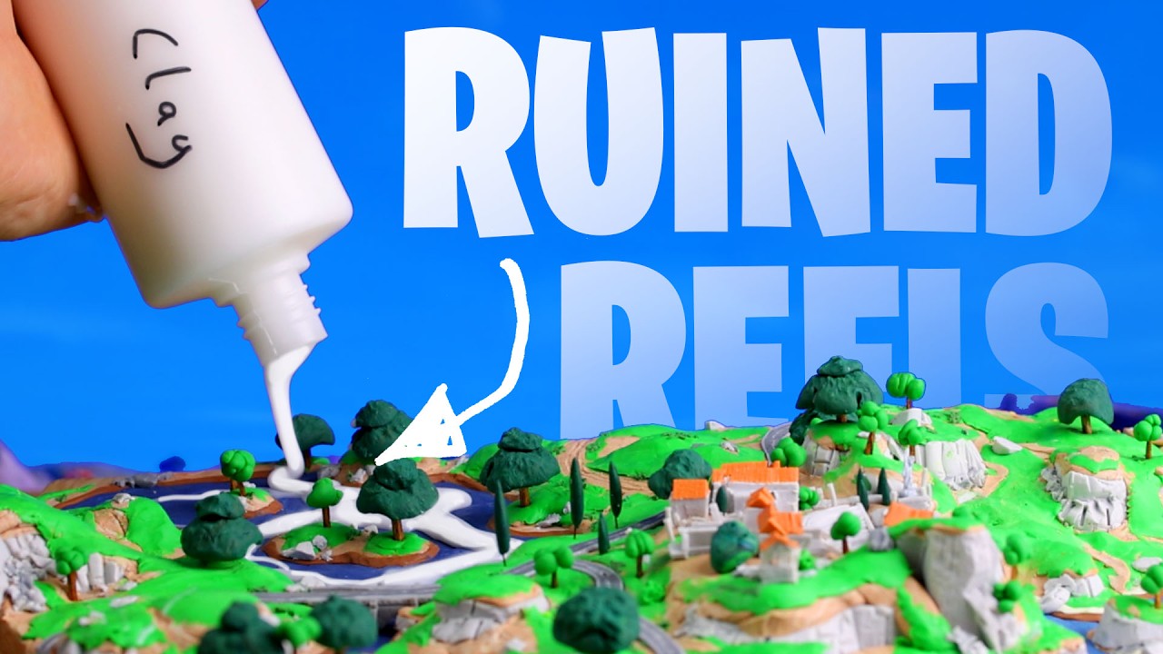 I built ruined reels in clay! 🎨