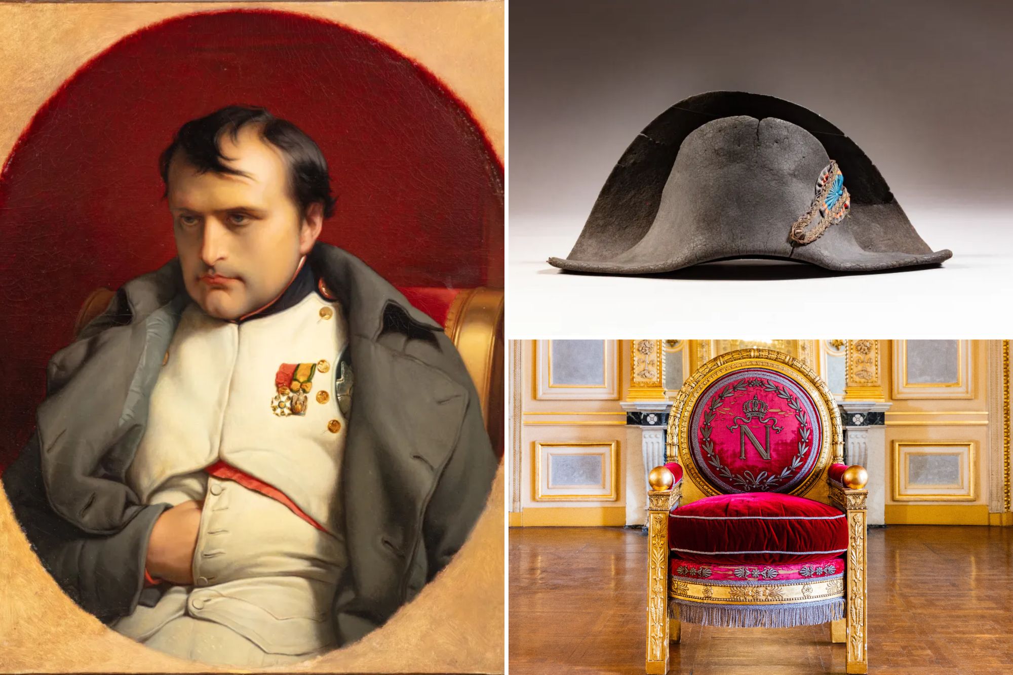 Napoleon’s iconic hat, red foilo and throne to hit the auction block ...