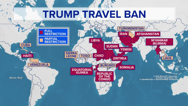 Can you still visit the countries listed under Trump’s travel ban?