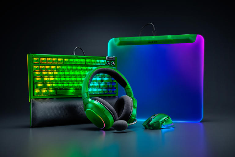 Razer’s new translucent PC accessories show off your gamer lights