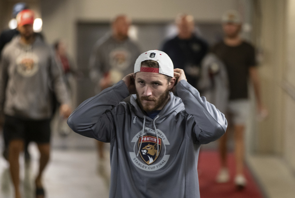 Defending champion Panthers are unfazed after losing Game 1 of the ...