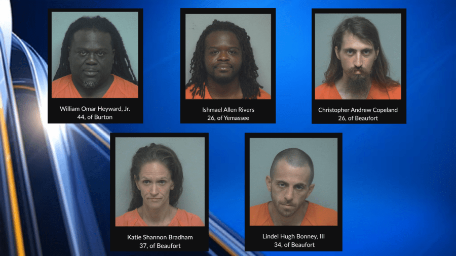 UPDATE: 5 arrested after FBI raid in Burton