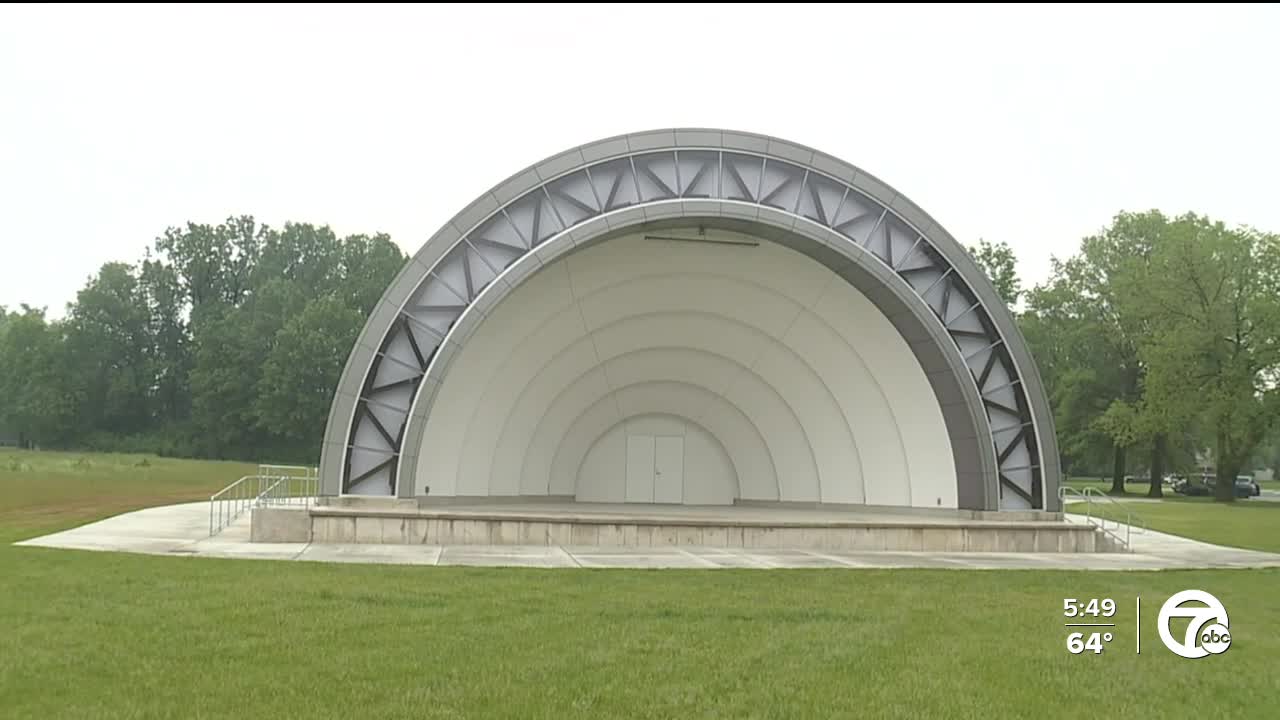 Reconstruction of iconic Detroit Bandshell is complete at Palmer Park