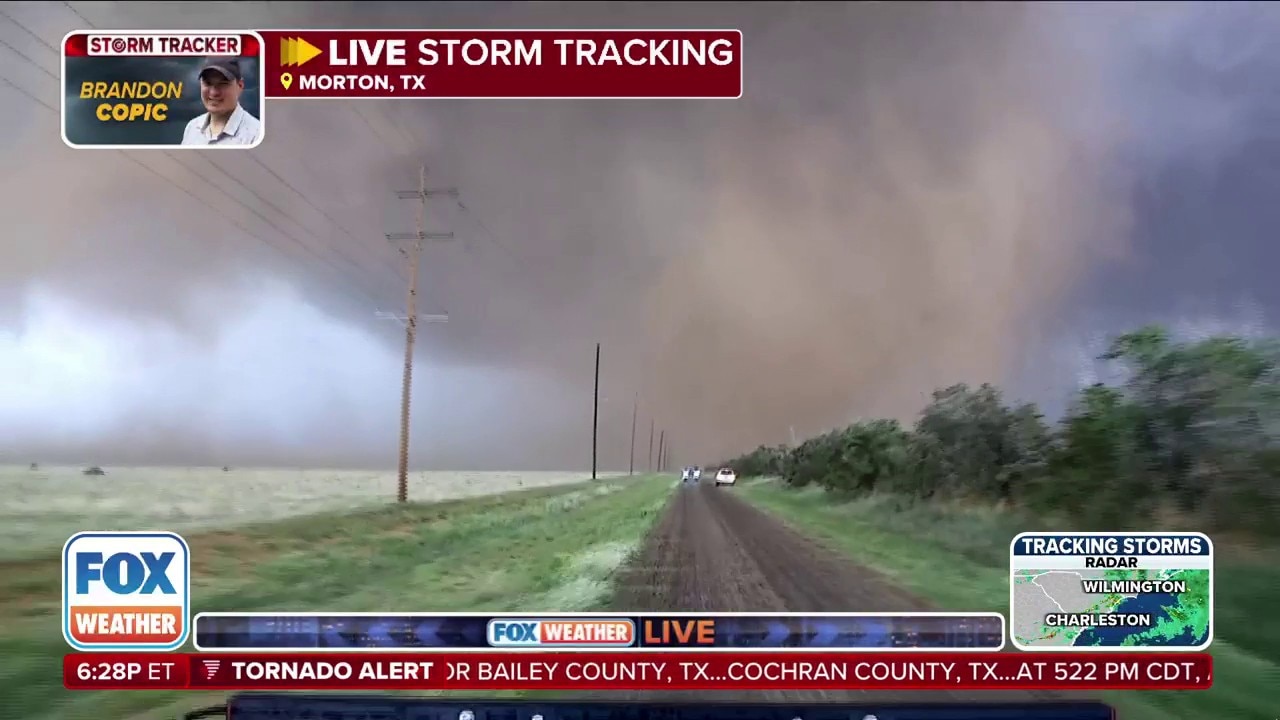 Fox Weather Storm Tracker captures tornado roaring across Texas
