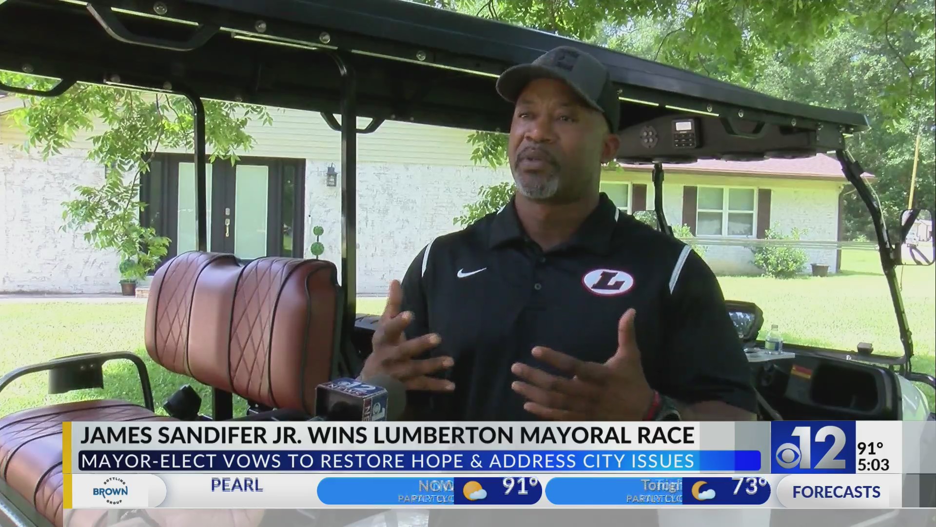 James Sandifer elected as Lumberton mayor, aims for unity