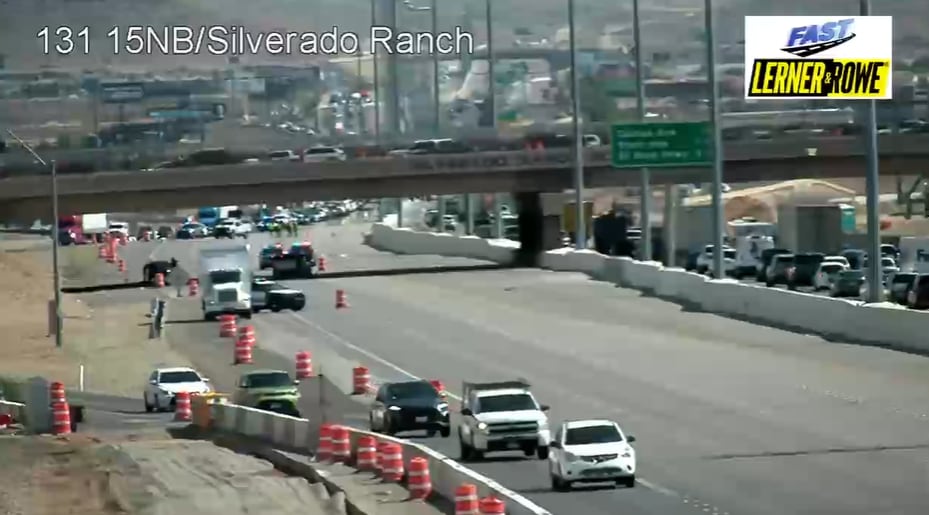 Lanes reopen after police activity on I-15 at Silverado Ranch