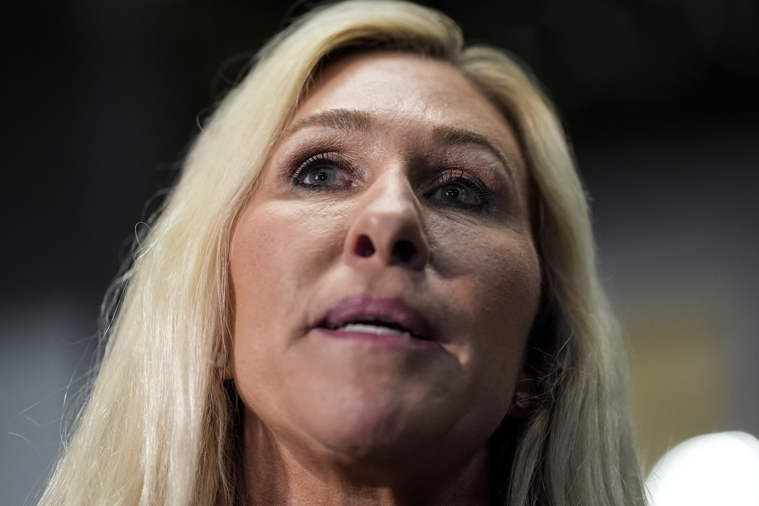 Marjorie Taylor Greene reacts amid Trump's clash with Elon Musk