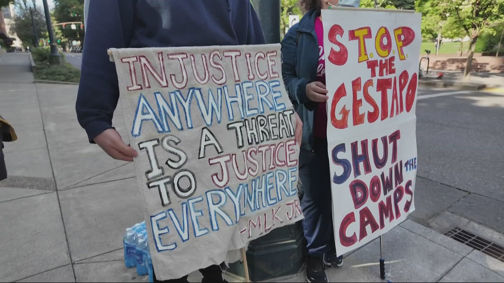 Transgender asylum seeker detained by ICE outside Portland courtroom ...