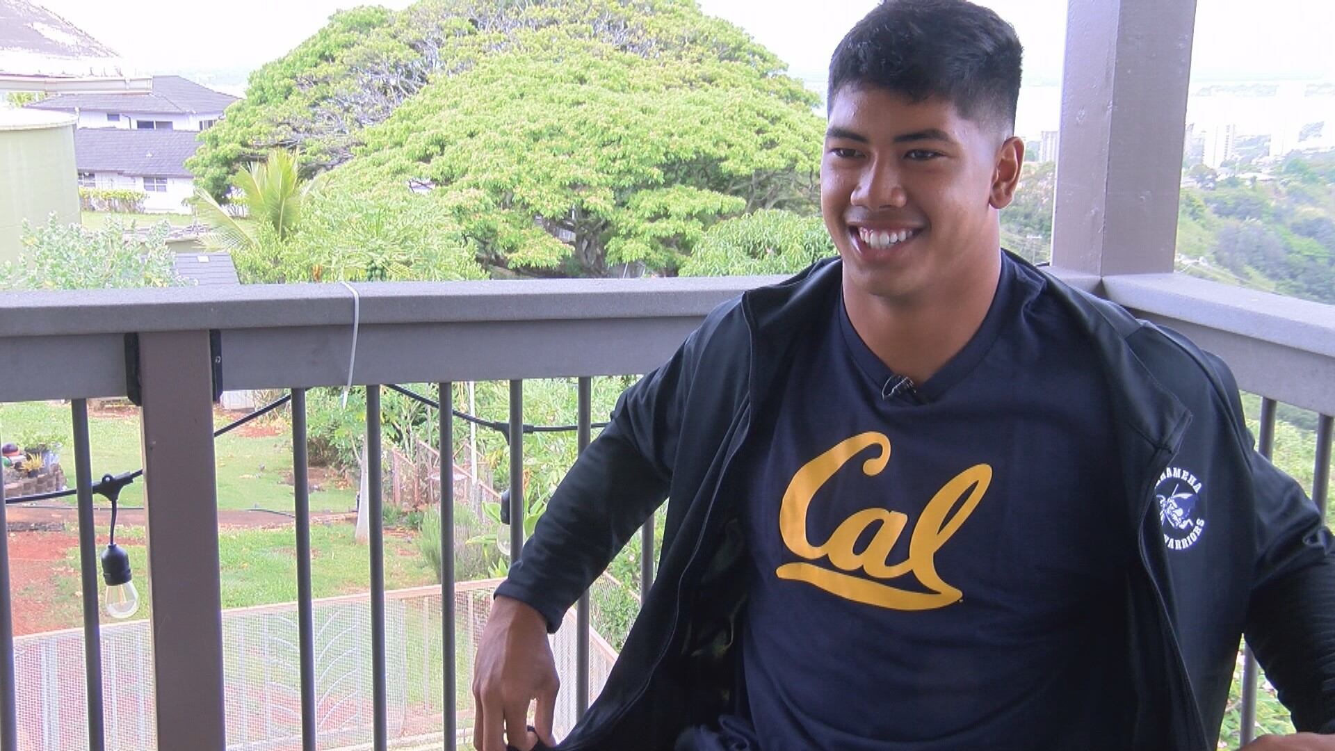 Kamehameha's Taimane Purcell verbally commits to Cal Berkeley Football