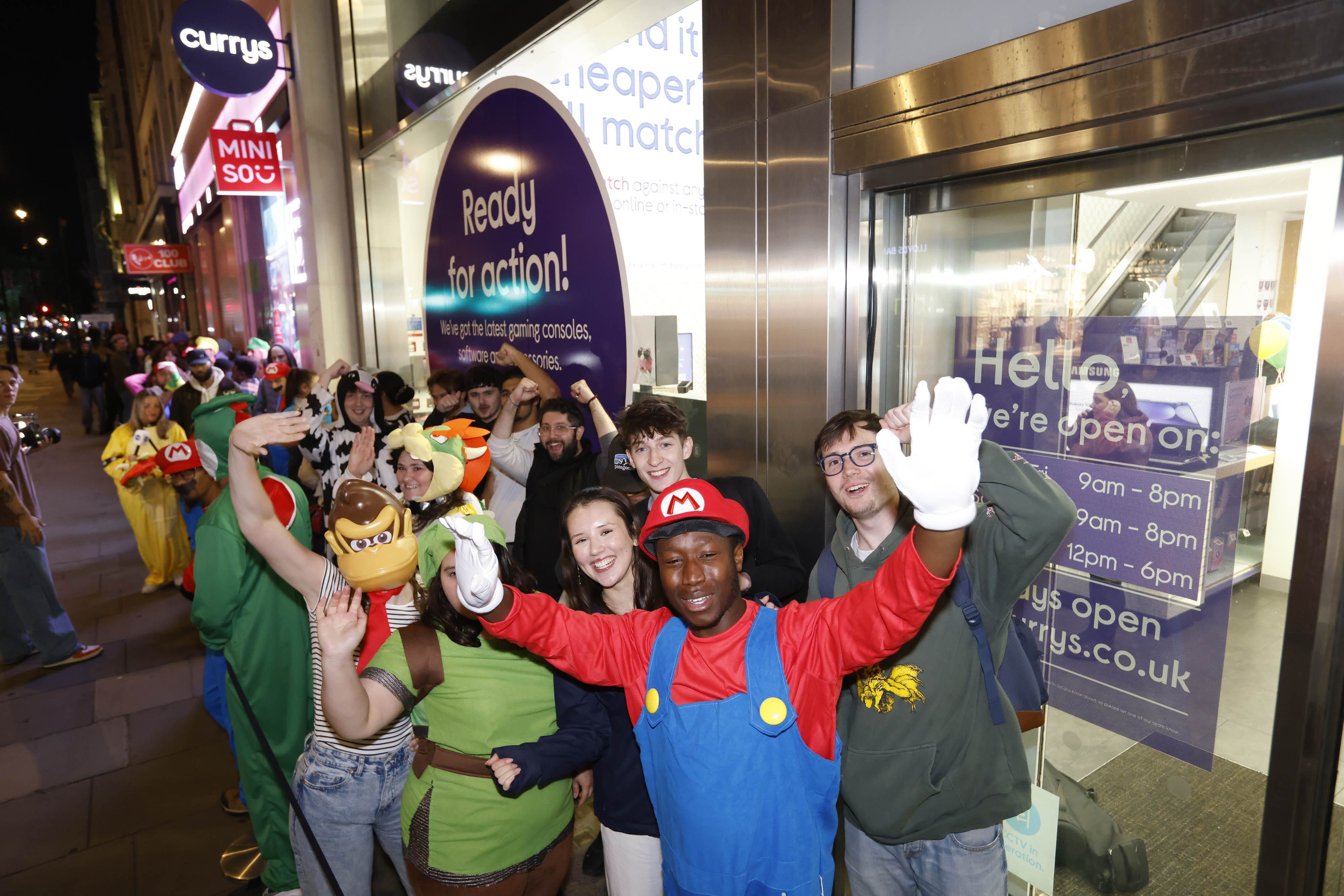 Nintendo Switch 2 release frenzy: See crowds lined up to get newest console