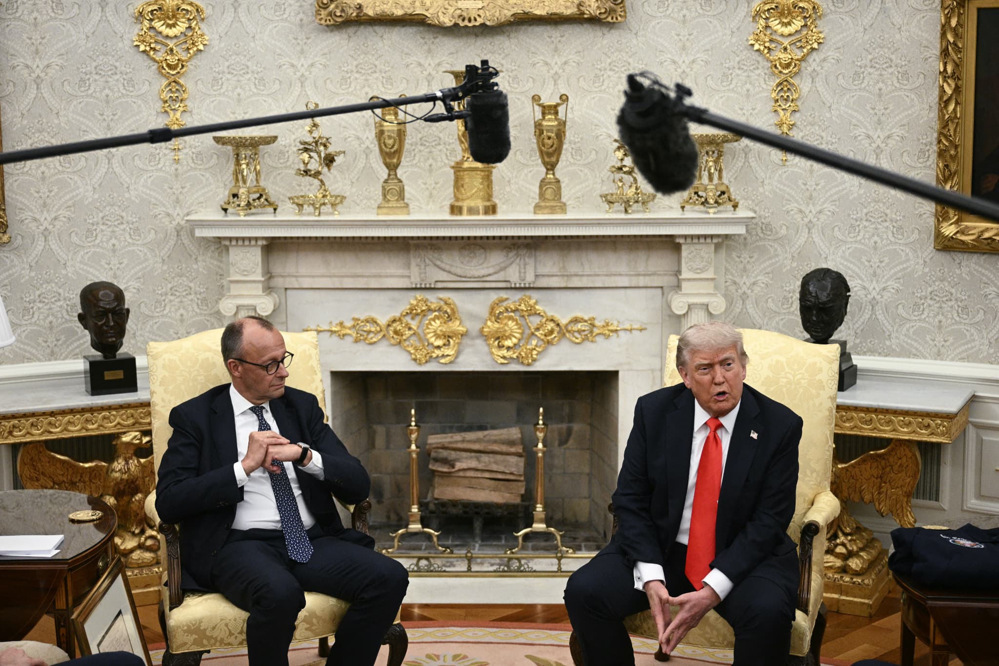 "Pas un bon jour pour vous": Donald Trump assimile le chancelier ...