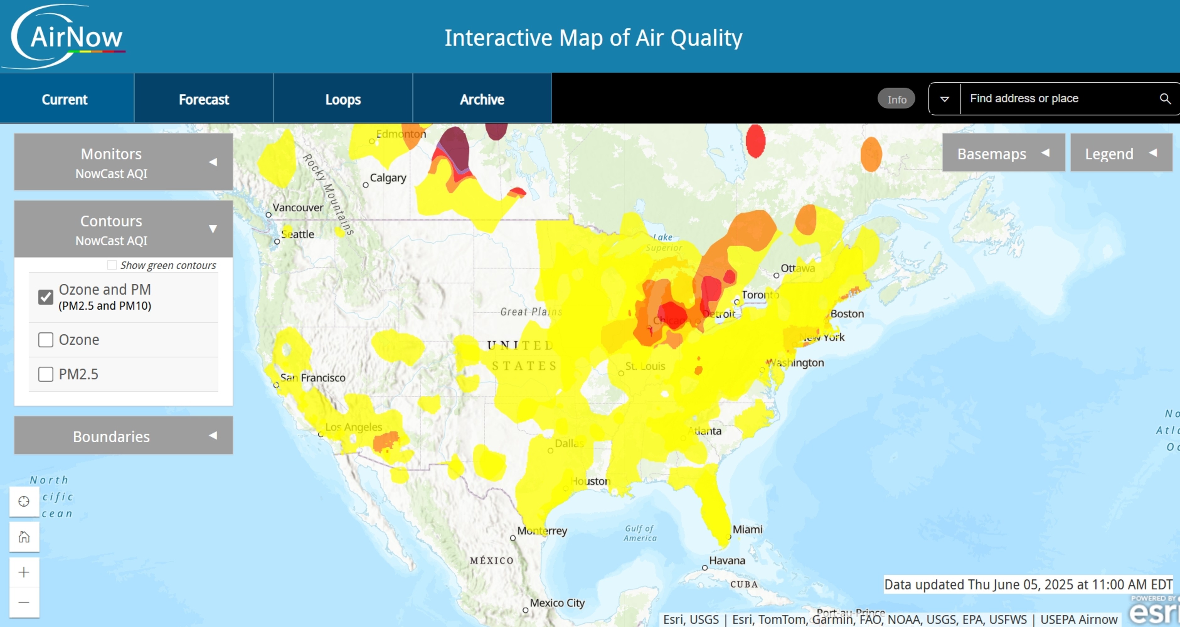Cities most at risk for rise in heart attacks as Canadian wildfires burn