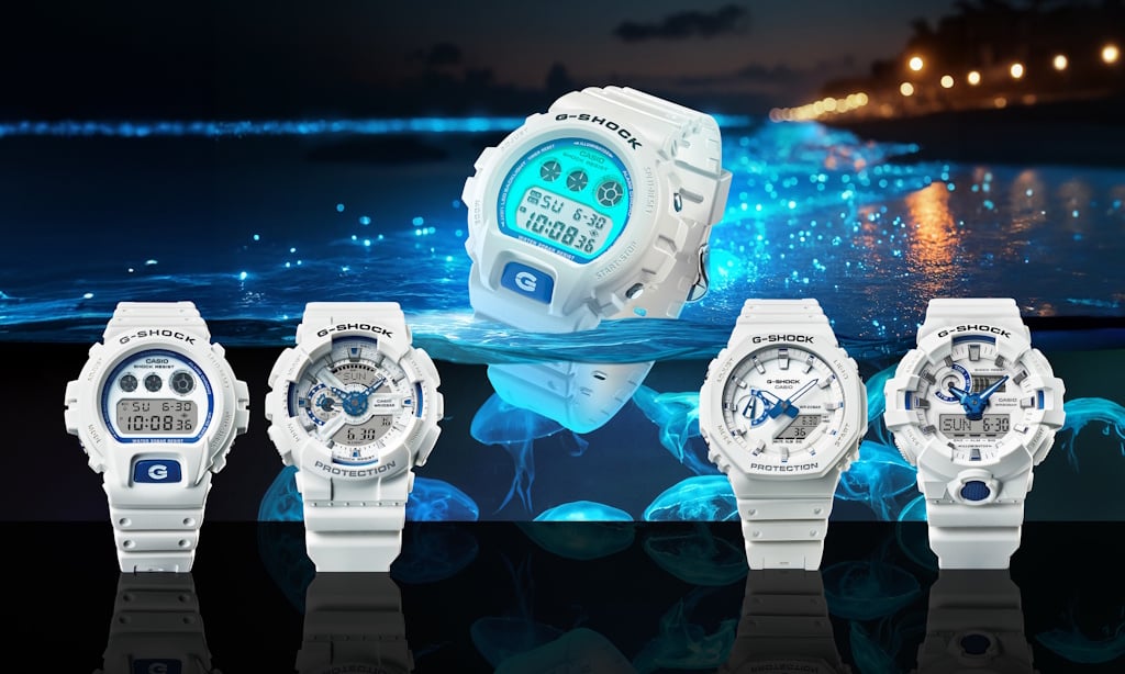 Casio G-Shock Sea of Stars Series Glows Like Ocean Plankton in the Dark