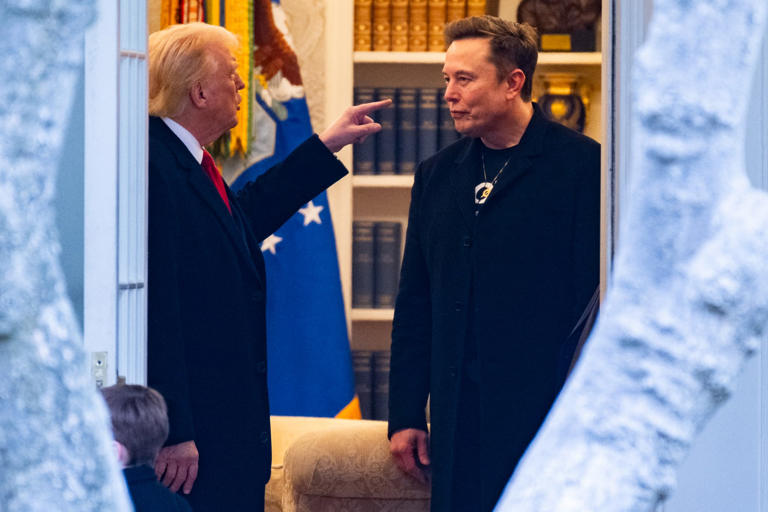 Trump menace Musk de Trump menace Musk de