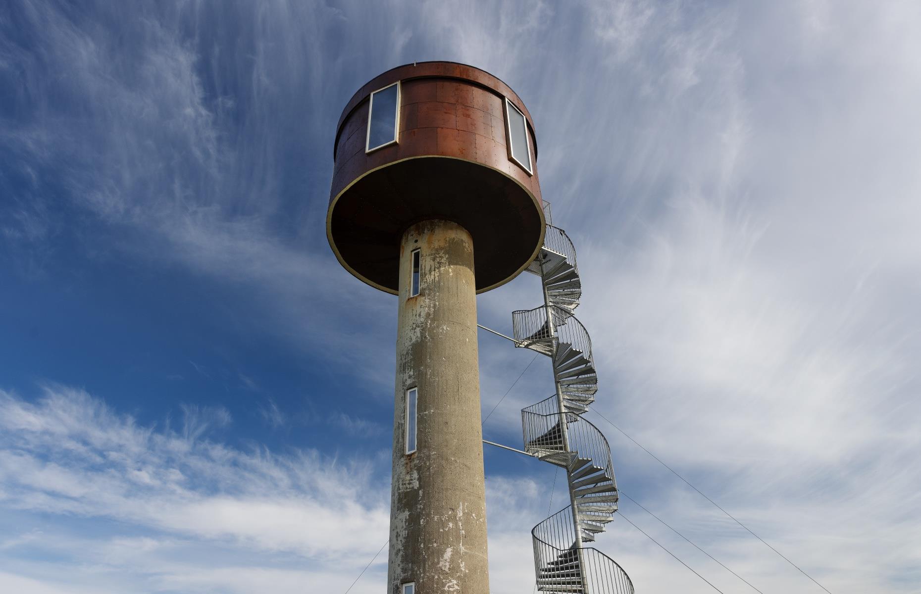 This couple built an incredible home from an old oil tank