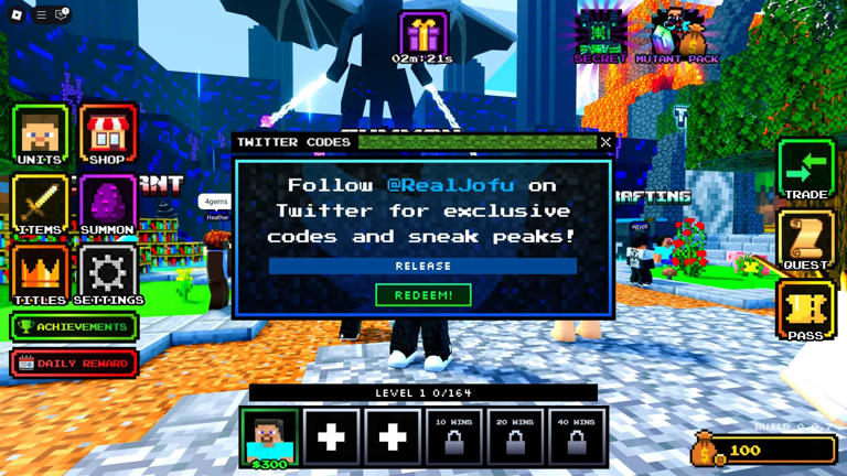 Craft Tower Defense codes (January 2026)