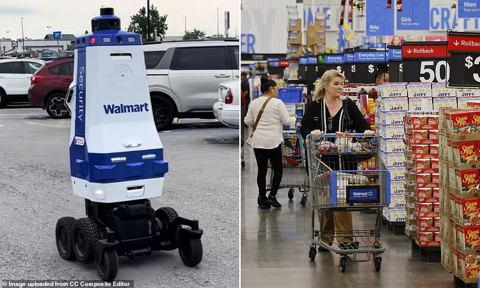 Walmart slammed for robot parking lot security guard