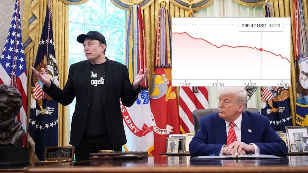 Economy alert: Tesla stock PLUMMETS as Donald Trump-Elon Musk fallout ...