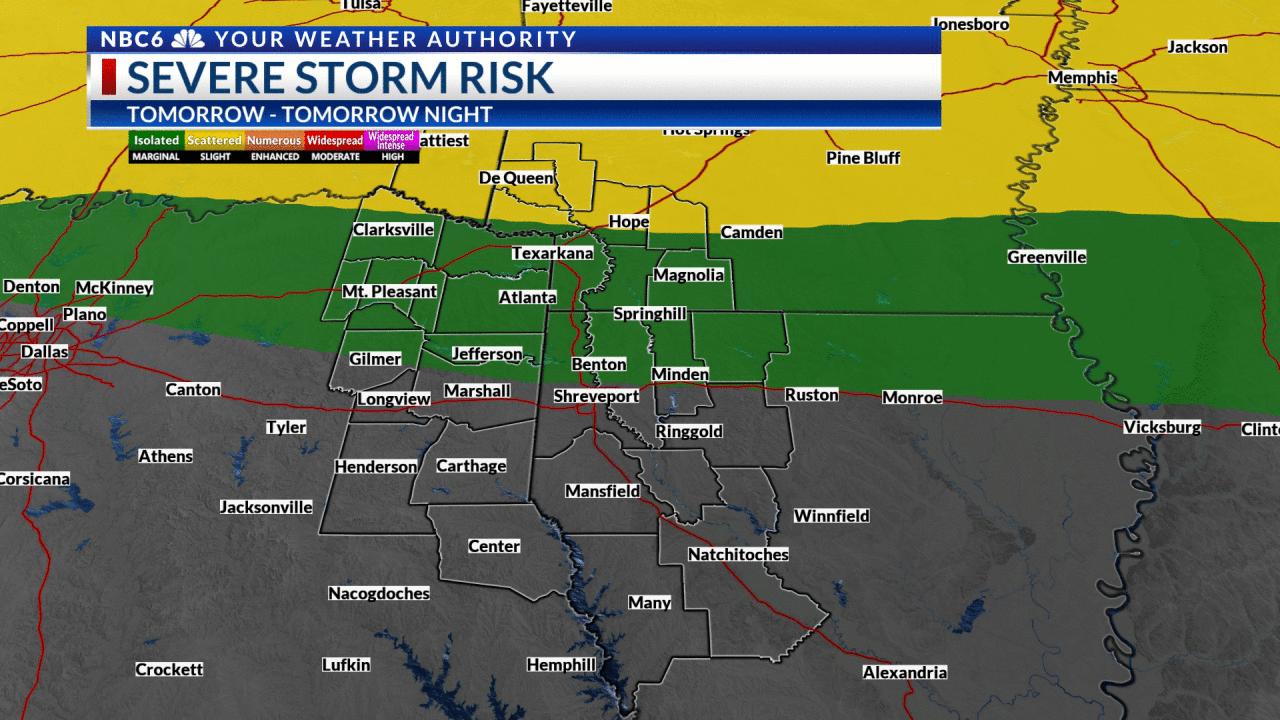 Severe storms possible Friday & then a weekend chill