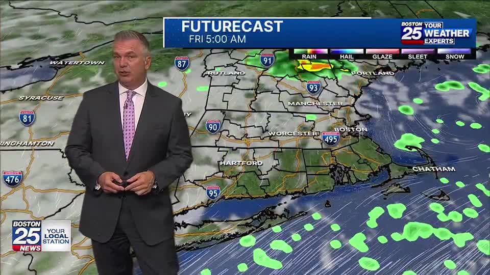 Boston 25 Thursday night weather