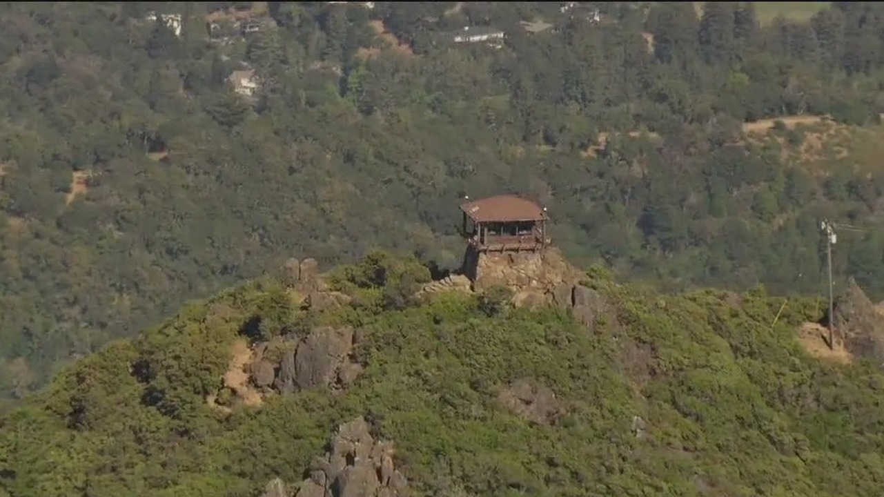 Inside the Mount Tamalpais Fire Observation Center
