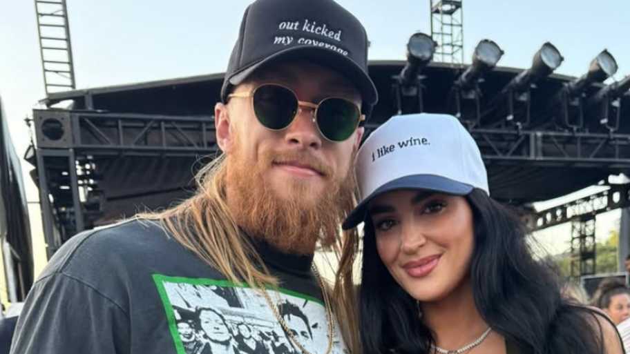 George Kittle’s wife Claire turns heads in insane furry fit with 49ers ...