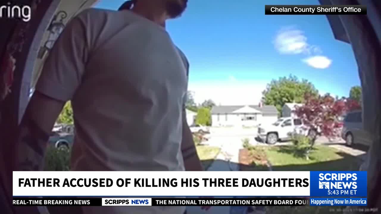 Father accused of killing his 3 daughters