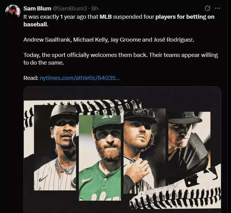 MLB welcomes back four suspended players, here’s what comes next