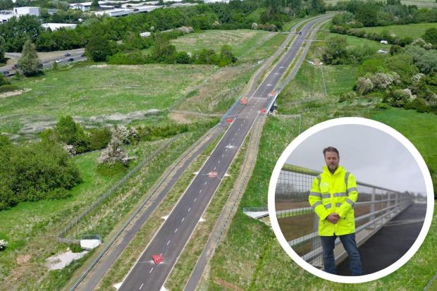 Pictures reveal state of key £30m road that still can't be used