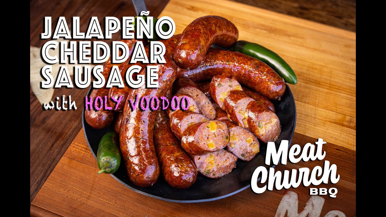 Holy Voodoo jalapeño cheddar sausage recipe for bold flavor