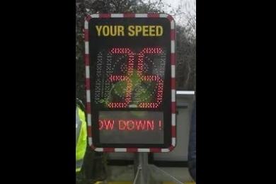 Greenisland: speed indicator device 'installed purely to promote road ...