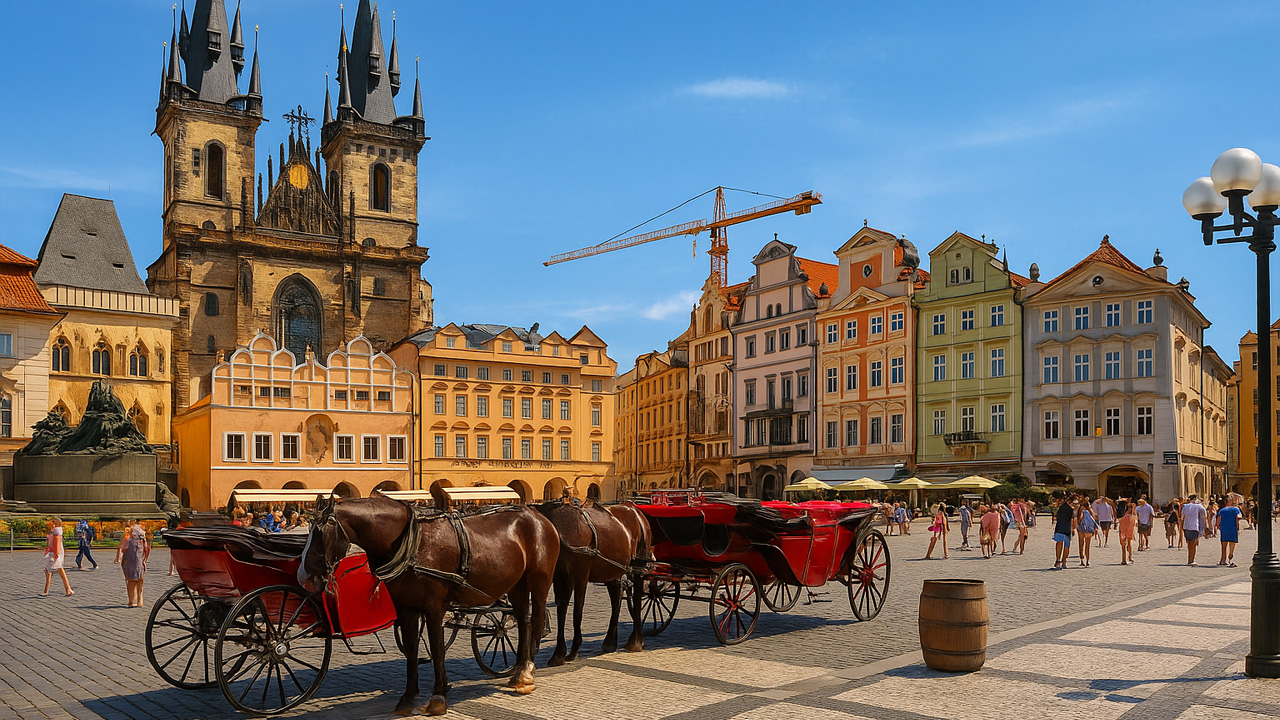 4K Walking Tour in Prague – Discover Medieval Streets of the Czech Republic