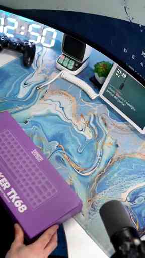 Transparent TK68 Mechanical Keyboard Unboxing & Review