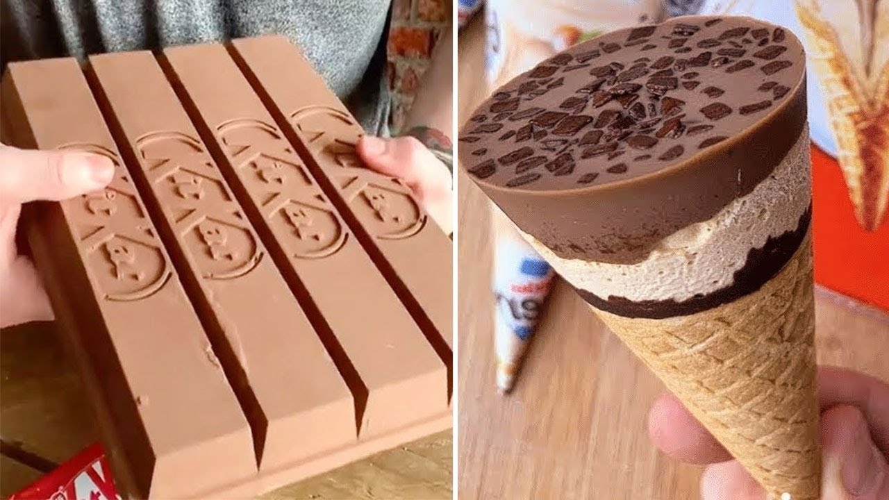 Reuzen-KitKat & IJscone – Satisfying Chocoladesnack Compilatie! 🍫🍦