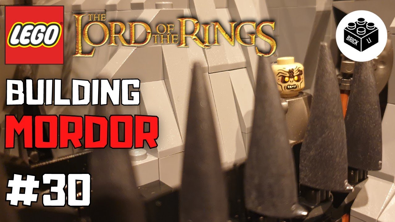 LEGO LOTR: Building Mordor in LEGO | Finishing the walls and Towers!