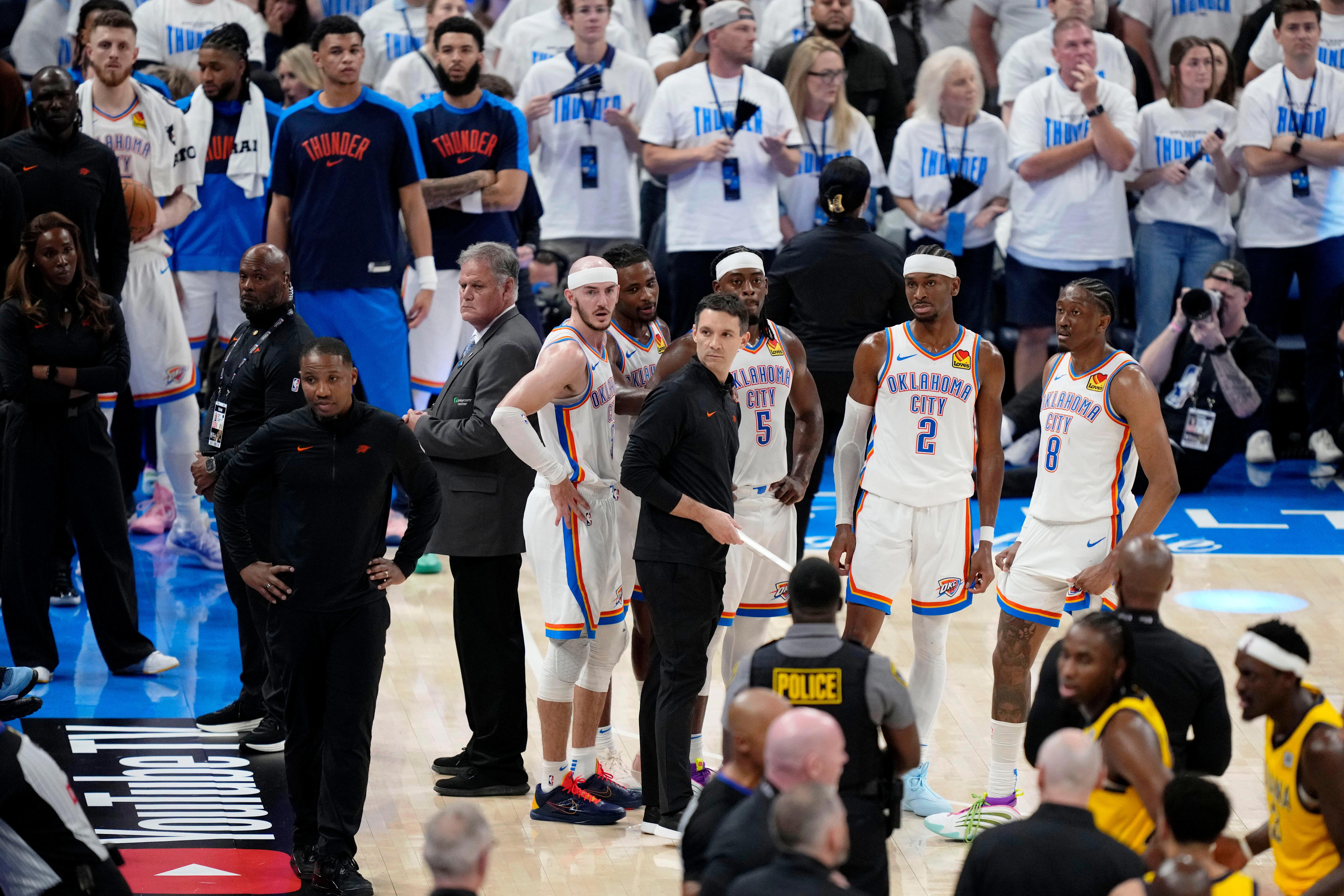 Photos: Best images from Thunder's 111-110 Game 1 loss to Pacers