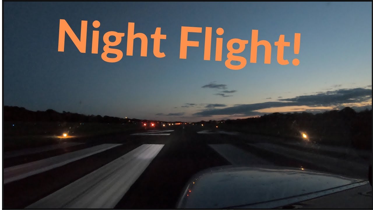 Student Pilot Training Night Flight!