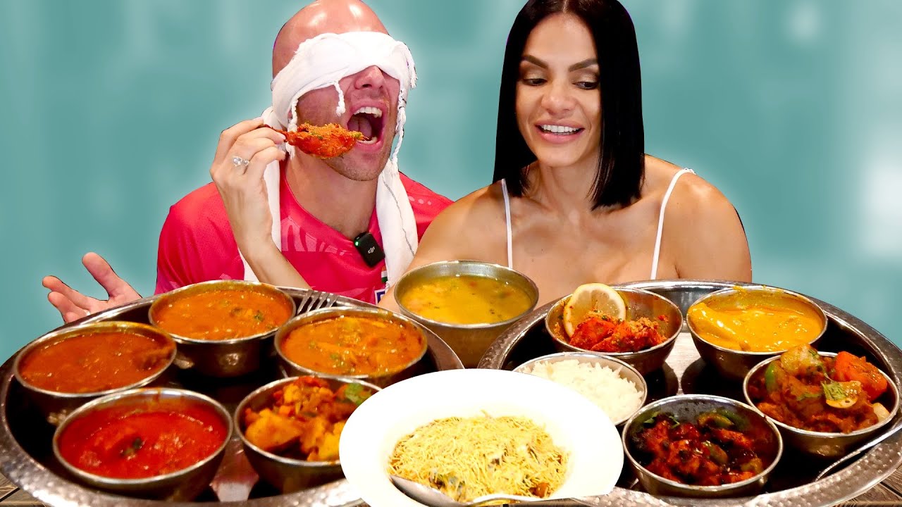 Blindfolded Indian Food Challenge! Can I Name Them All?