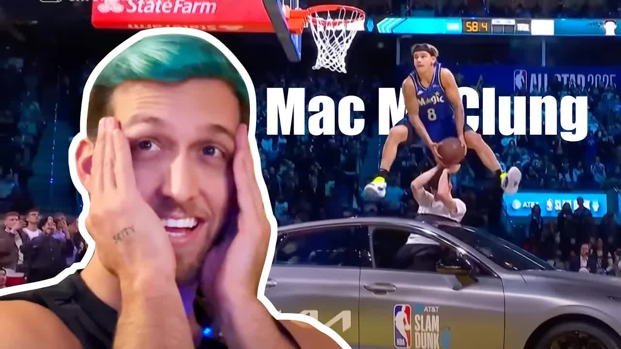 Jordan Kilganon REACTS to Mac McClung's NBA Dunk Contest Dunks