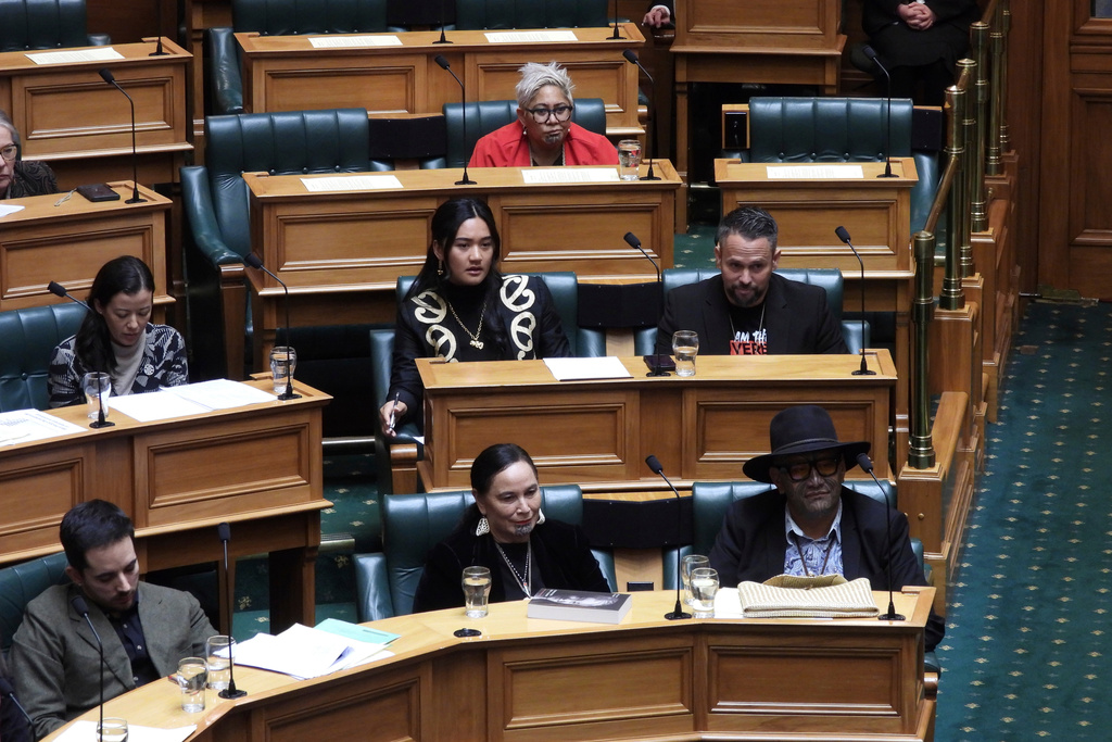 New Zealand Parliament suspends 3 Māori Party lawmakers who performed ...