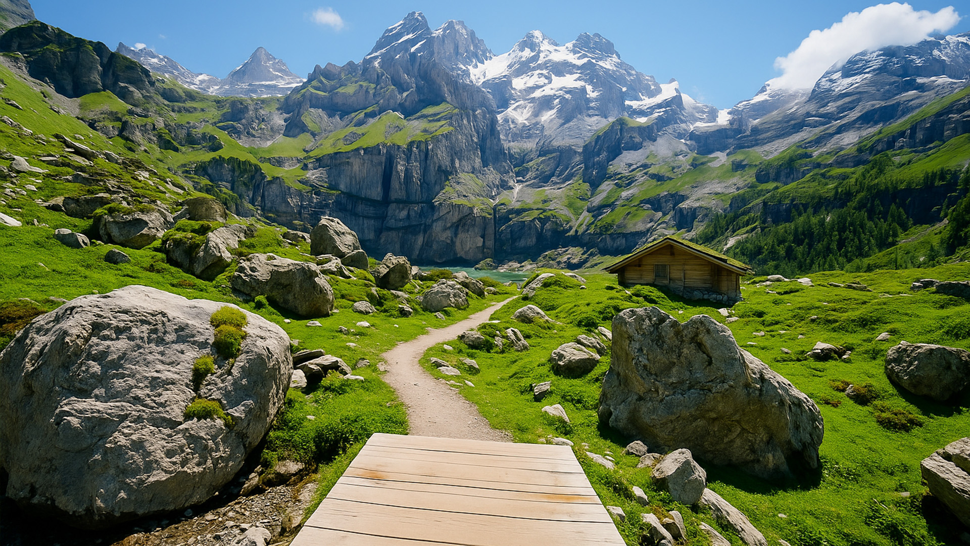 Oeschinensee Nature Walk: Explore Switzerland’s Hidden Gem in 4K