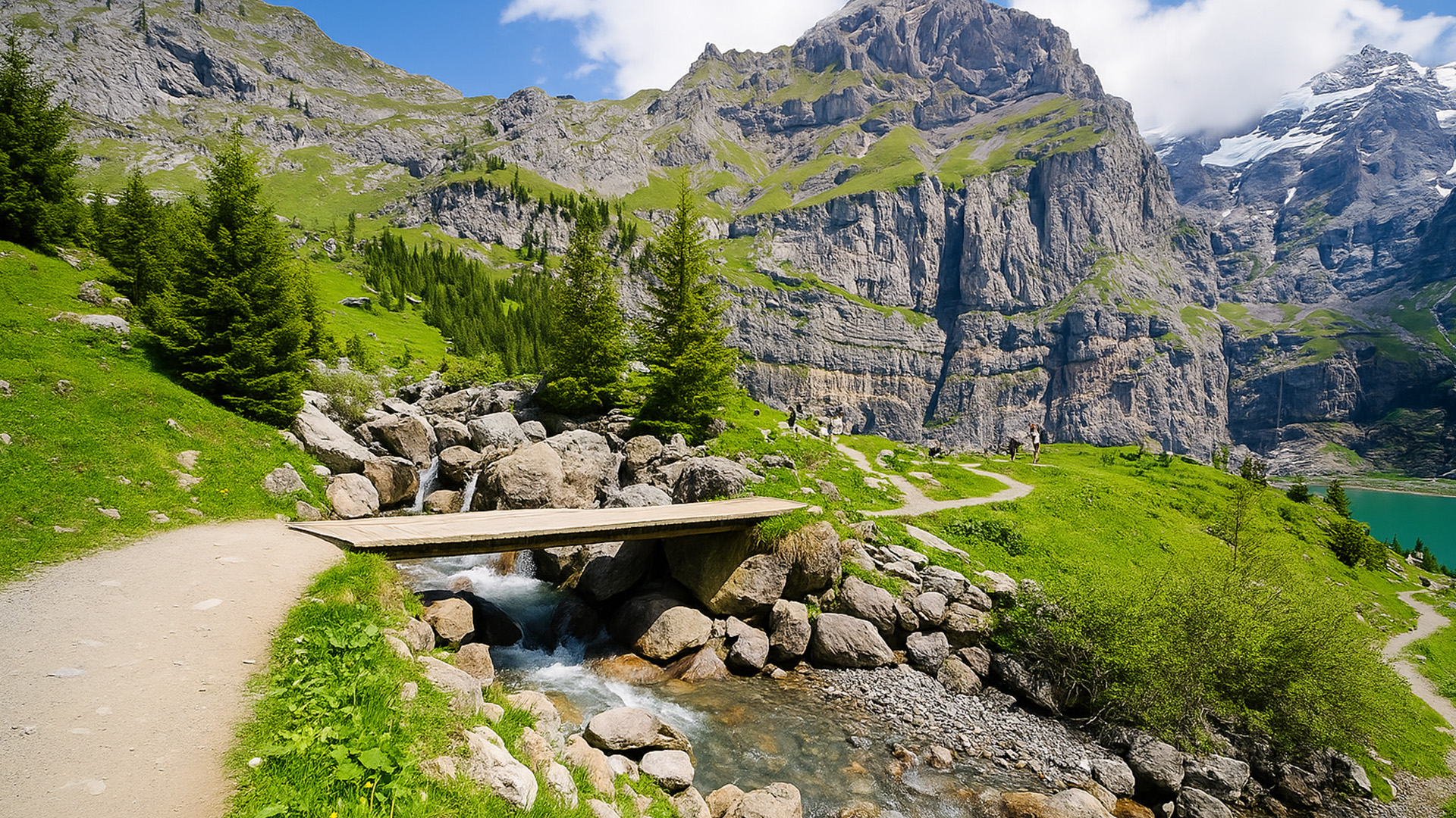 Oeschinensee (4K) | Camminata panoramica tra le meraviglie delle Alpi ...