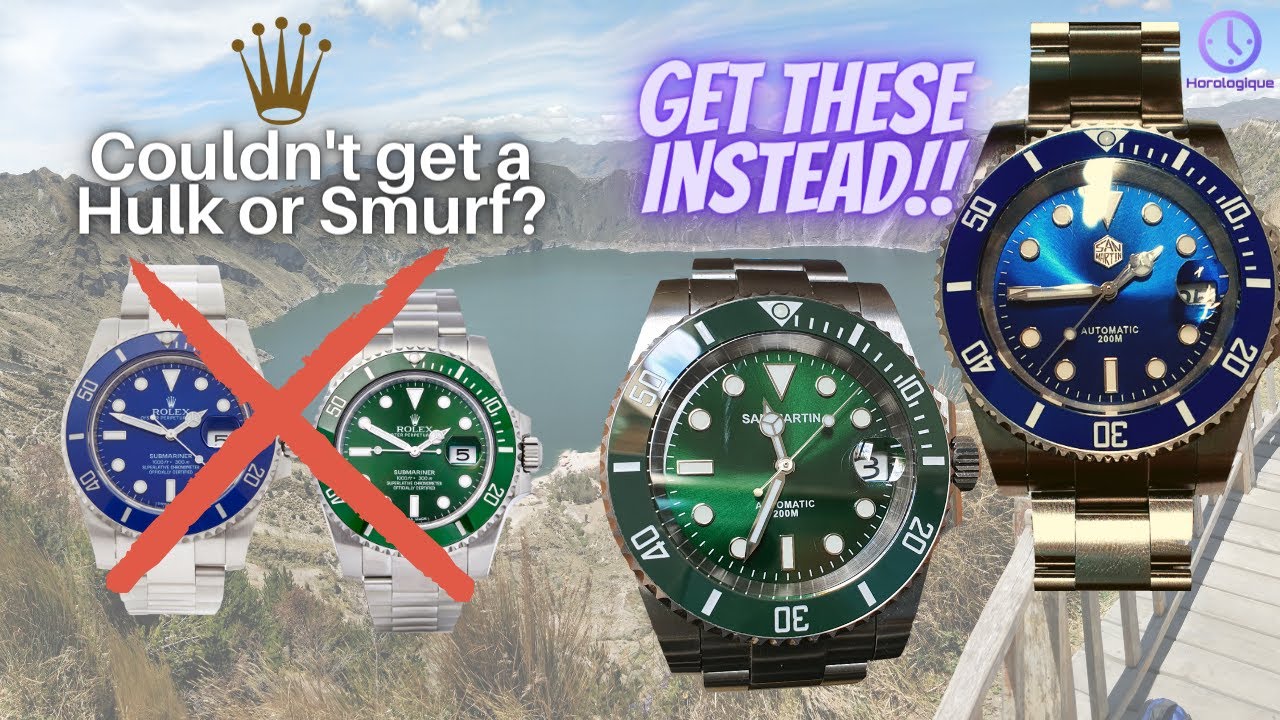 Rolex Hulk and Smurf discontinued... Get one of these instead!