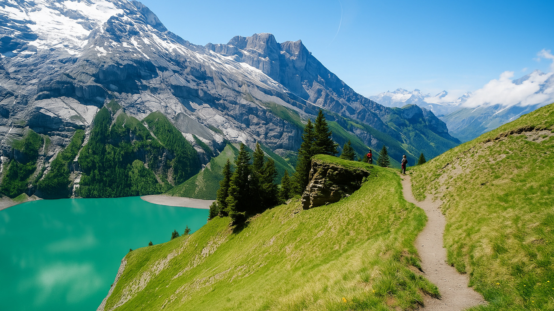 4K Wanderung am Oeschinensee | Naturwunder Schweiz